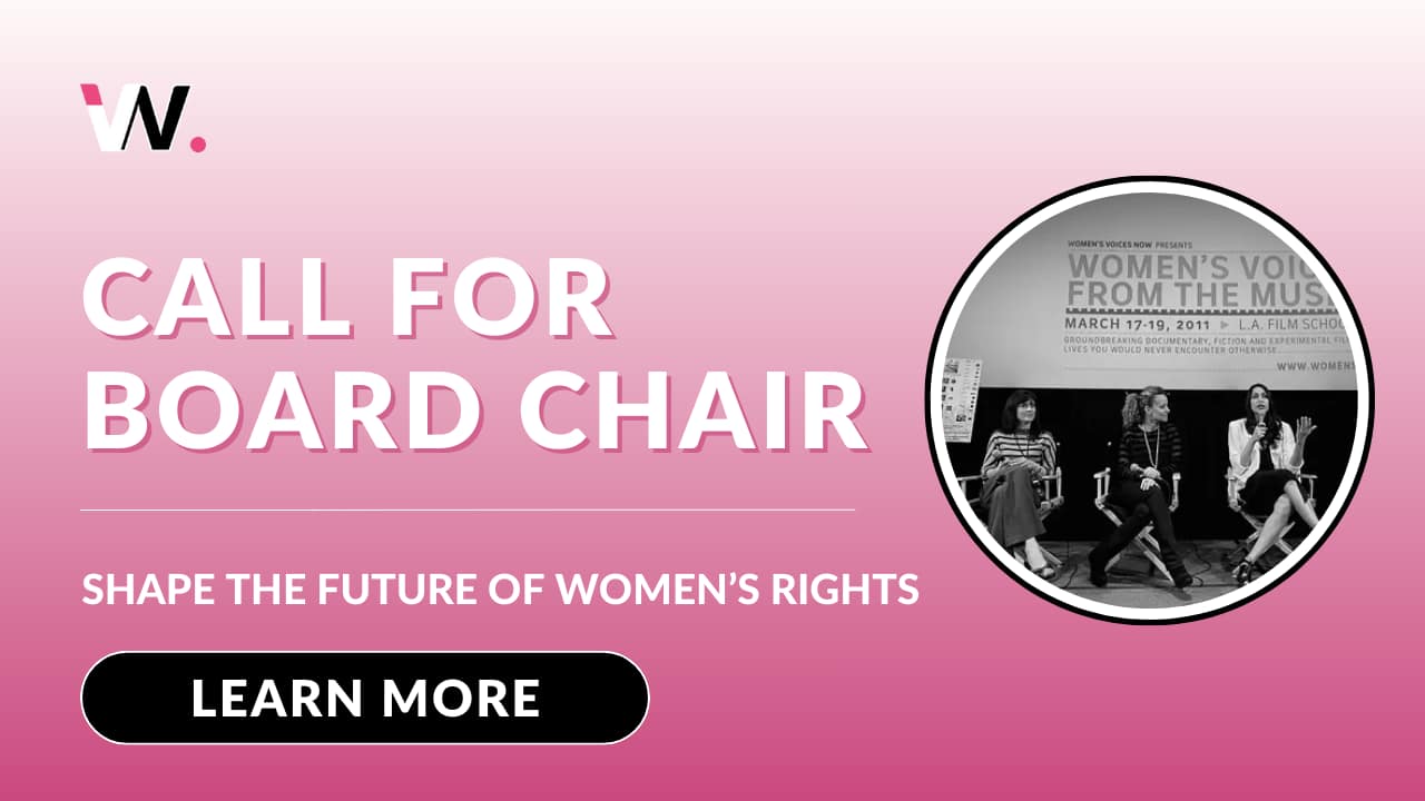 Call for Board Chair - Women's Voices Now